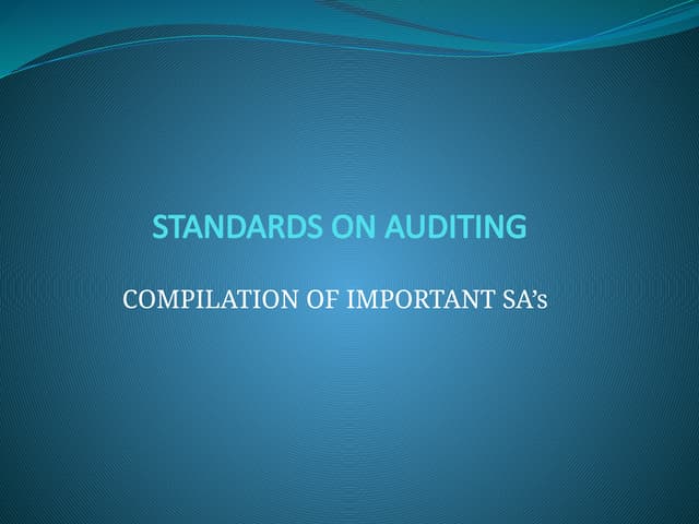 INTERNATIONAL AUDITING STANDARDS -PPT.pptx