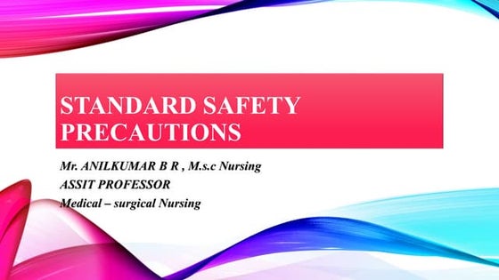 Standard precaution | PPT