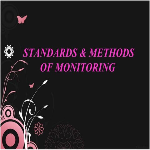 Standards and methods of monitoring | PPS