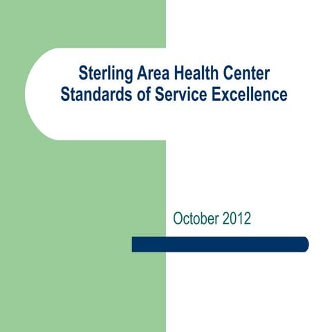 Standards of service exellence | PPT