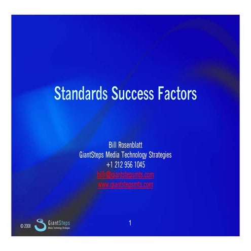 Standards success factors | PDF