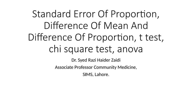 standar error of proporton hypthesis testing standard error of diff t ... standar error of proporton hypthesis testing standard error of diff t ...