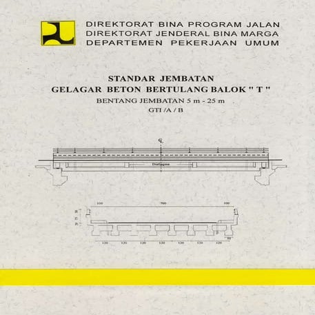 Standar Jembatan Gelagar Beton Bertulang Balok T Bentang 5-25 m.pdf