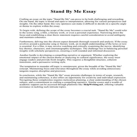 Stand By Me Essay.pdf