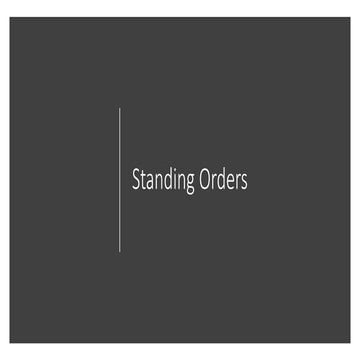 Standing Order.pptx