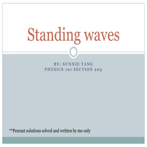Standing waves | PPT