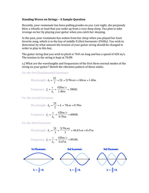 Physics 101 Learning Object #7 Interference of Waves and Beats | PDF