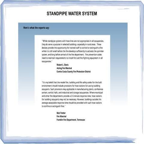 Standpipe presentation | PPT