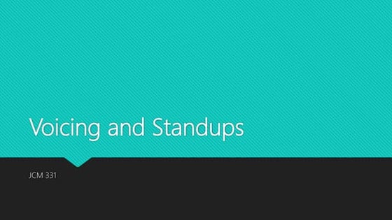 Standups fall2019 | PPT