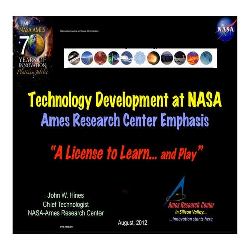 Technology Development at NASA | PPT