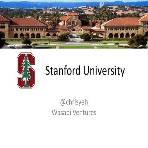 History of Stanford University | PPTX