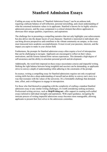 University Application Essay Sample.pdf | Undergraduate Education | College Education