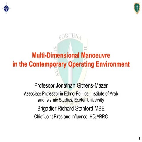 Brigadier Stanford and Professor Githens-Mazer - Multi-Dimensional ...