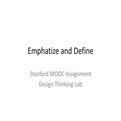 Stanford design thinking_lab_assignement_empathy_map | PPTX