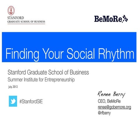 Finding Your Social Rhythm | PDF