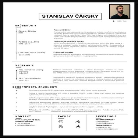 Stanislav carsky cv sk | PDF