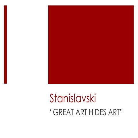 Constantine Stanislavski | PPT