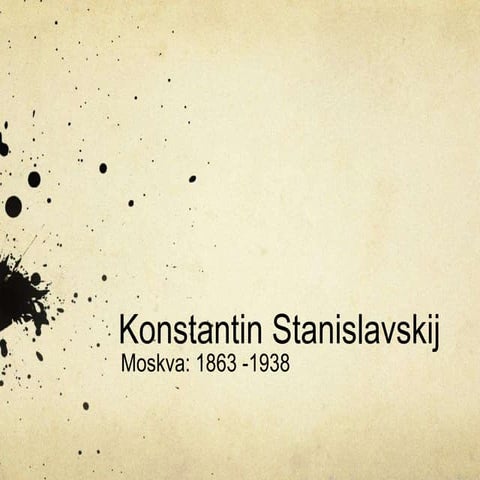 Stanislavskij repetisjon | PPTX