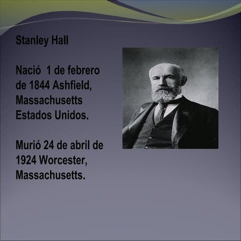 Stanley hall bryan | PPT