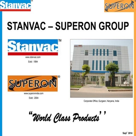 Stanvac superon corporateintroduction1 | PDF
