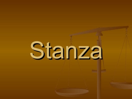 Structure of poetry | PPT