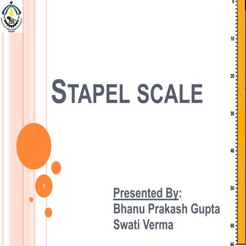Stapel scale | PPTX