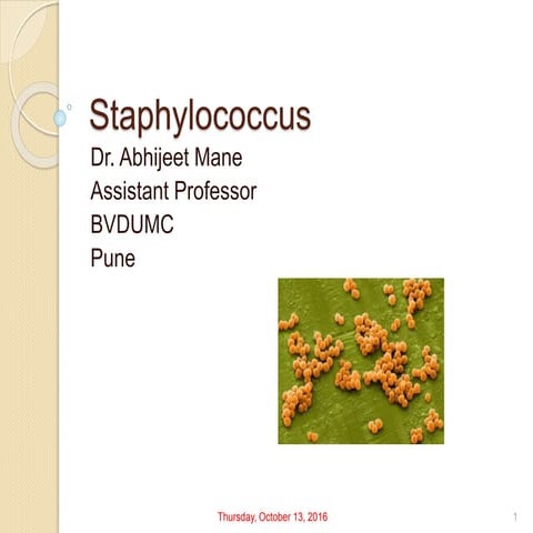 Staphylococcus | PPTX