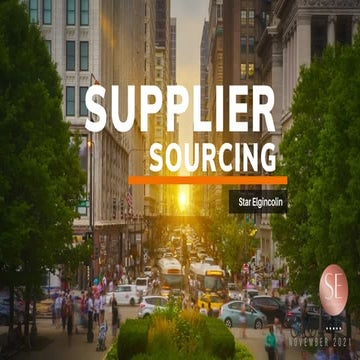 SUPPLIER SOURCING | PPT