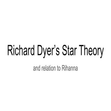 Star theory | PPT