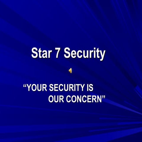 Star 7 security presentation2 | PPT