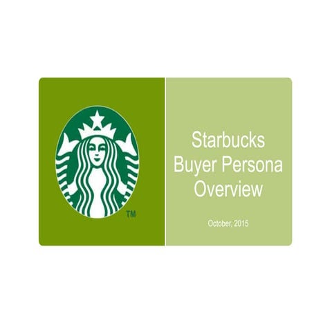 Starbucks Persona Profile | PPTX