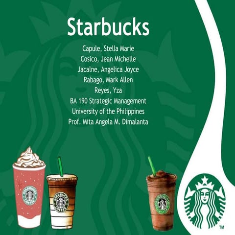 Starbucks Case Study Strategy | PPTX