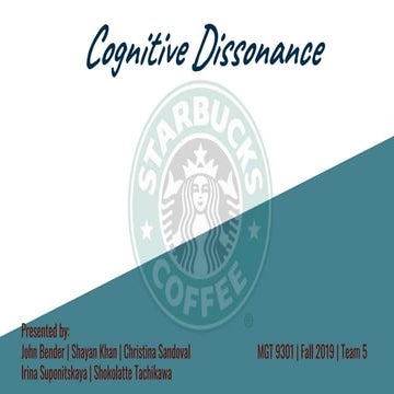 Cognitive Dissonance | PPT