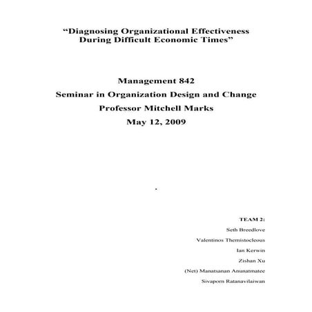 Starbucks Consulting Project Paper | DOC