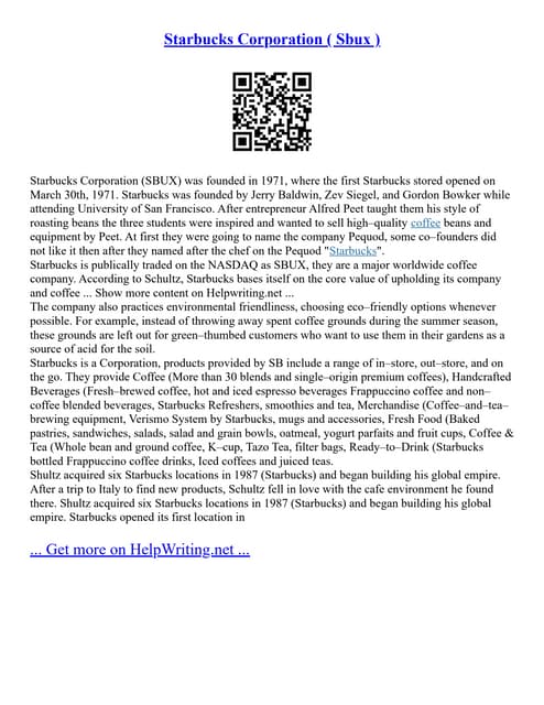 Starbucks Logo – An Overview of Design, History And Evolution | PDF