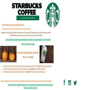 Starbucks email | PPTX