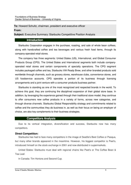 case study on starbucks | PPTX