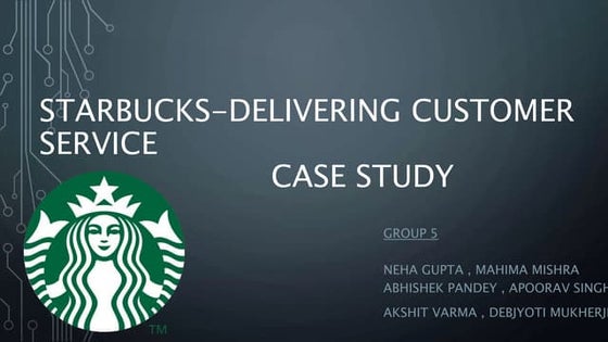 Starbucks Strategy Management | PPT