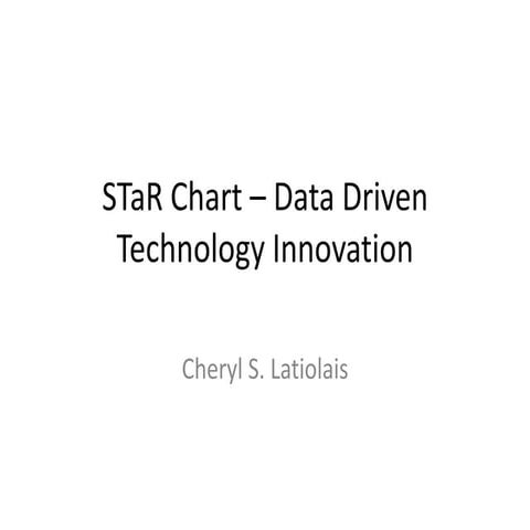 Star chart – data driven technology innovation | PPTX