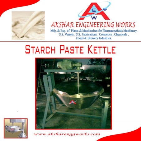 SS Jacketed Paste Kettle | PDF