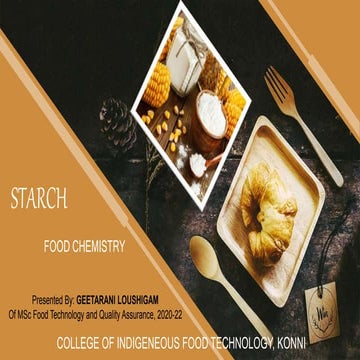 STARCH PRESENTATION | PPTX
