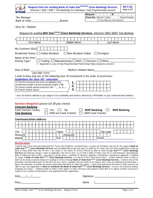Atm application-form | PDF