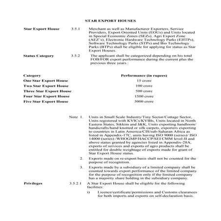 Star export houses | DOCX