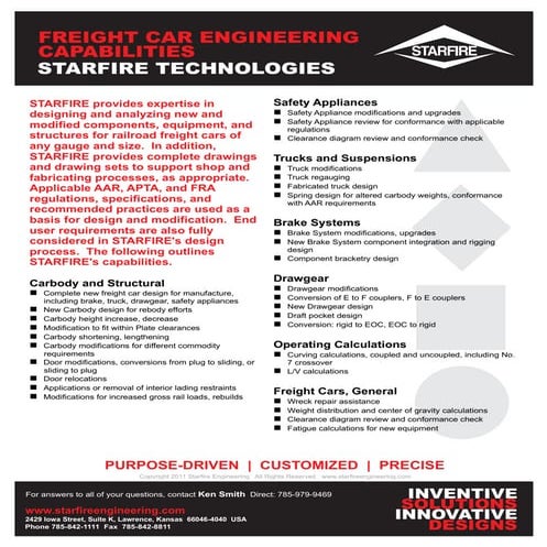 Starfire Engineering Shop Engineering Capabilities | PDF