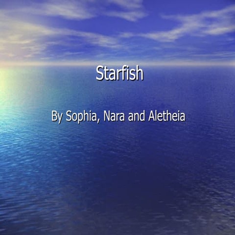Starfish | PPT