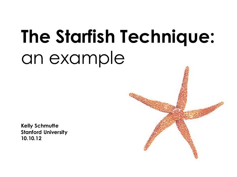 The Starfish Technique: An Example