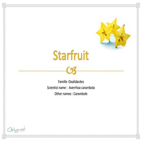 What is Starfruit? | PPTX