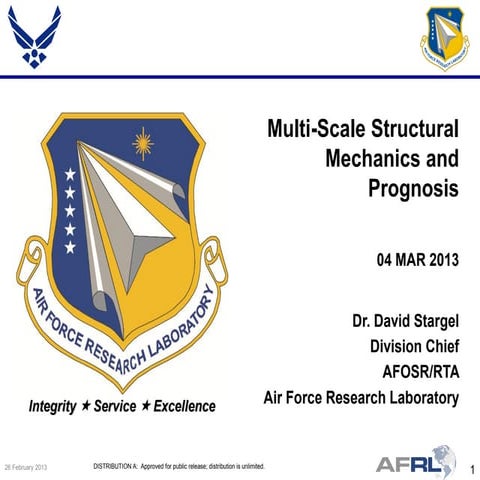 Stargel - Multi-Scale Structural Mechanics and Prognosis - Spring ...