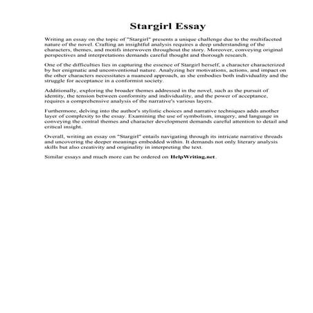 Stargirl Essay.pdf