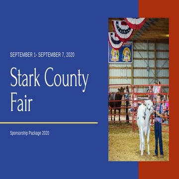 Stark County Fair Sponsorships 2020 | PPT